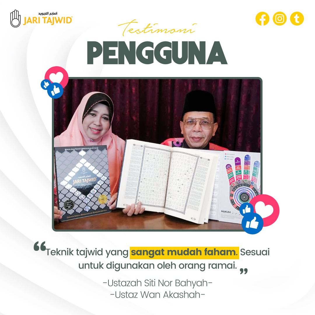 Jari Tajwid – Belajar Tajwid Inovatif Dengan Sempurna