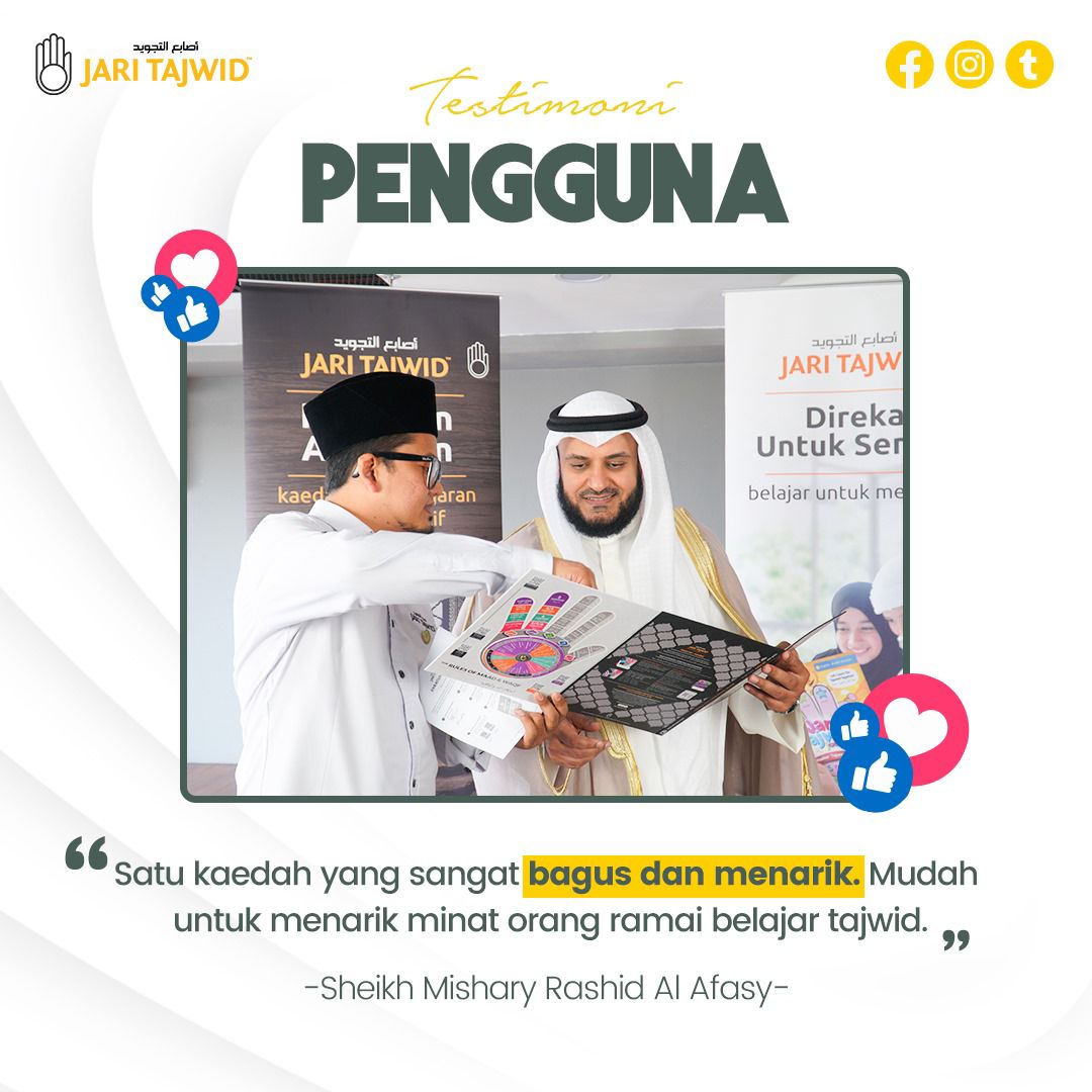 Jari Tajwid – Belajar Tajwid Inovatif Dengan Sempurna