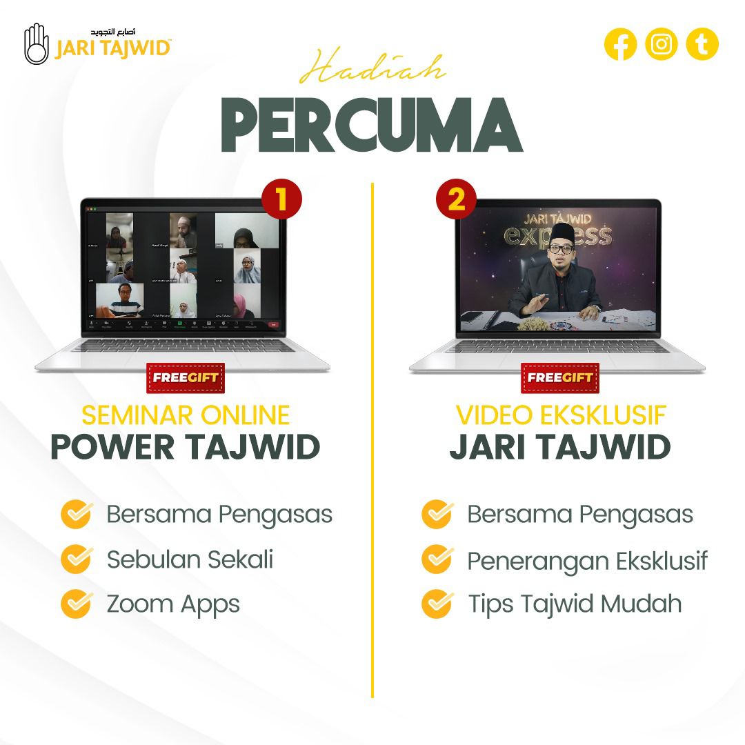 Jari Tajwid – Belajar Tajwid Inovatif Dengan Sempurna